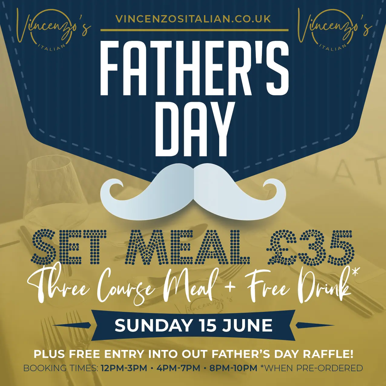 Father's Day - Vincenzo's Italian Restaurant